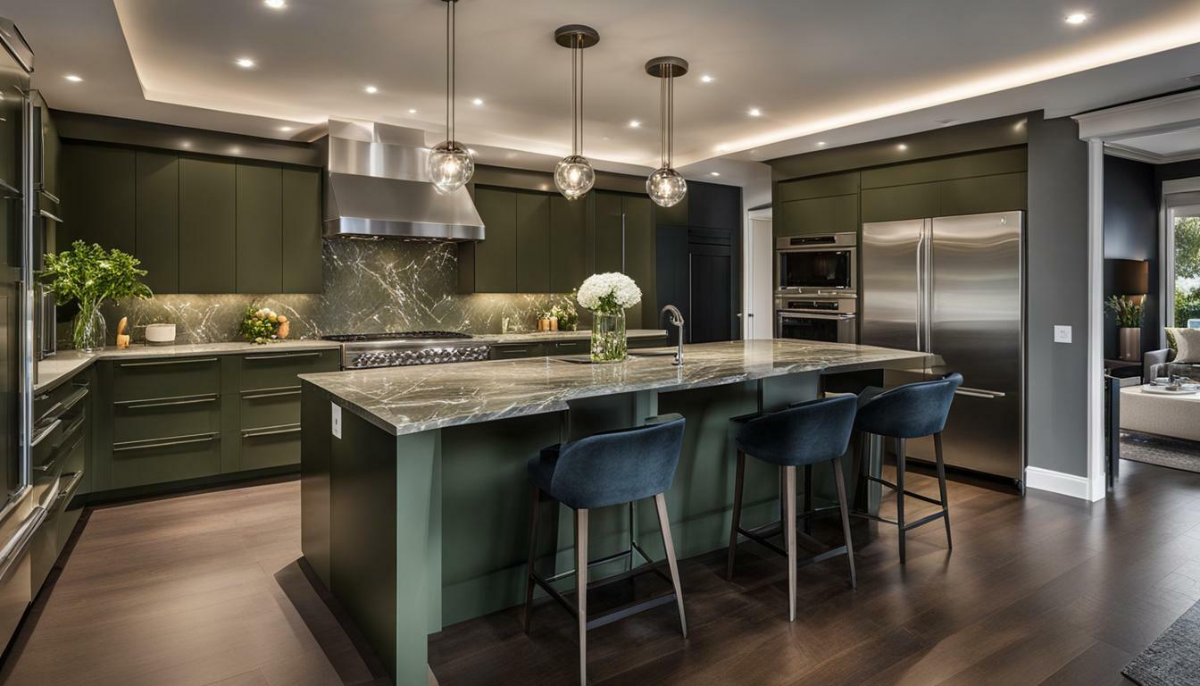 Impress with Olive Green Kitchen Cabinets in Your Home